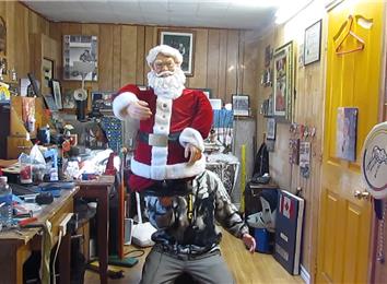 Longest Time Balancing A Singing And Dancing Toy Santa Claus On Hand ...