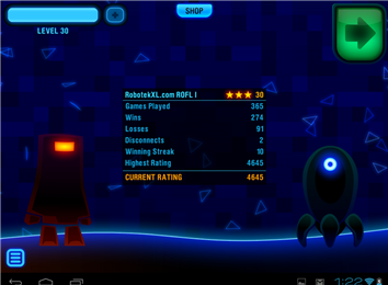 Fewest Games Played To Reach Level 30 In The "Robotek HD" Multiplayer ...