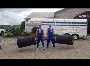 Most Reps Performing A Two-Man 800-Pound Weight Deadlift | World Record ...