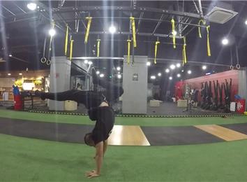 Longest "Bow & Arrow" Handstand | World Record | k-dot