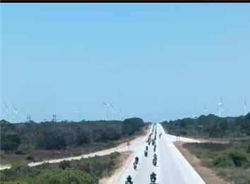 Most Motorcycle Riders Riding In Tandem In Staggered Formation For ...