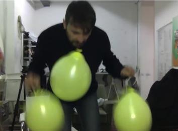 Longest Time Hitting Punch Balloon With Face While Punching Two Punch ...