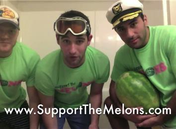 Most Spins Of A Melon On A Person's Back In 30 Seconds While In A ...