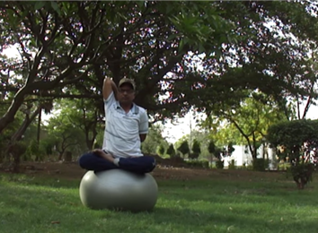 Longest Time Balancing On An Exercise Ball While Holding A Lotus Pose ...
