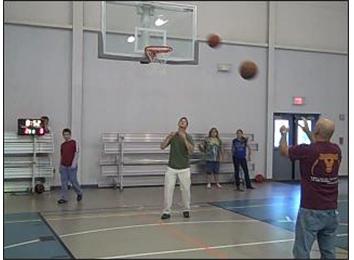 Most Granny Style Free Throws Made In One Minute | World Record ...