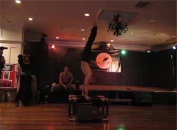 Longest Handstand On Parallel Bars Over A Bed Of Nails | World Record ...