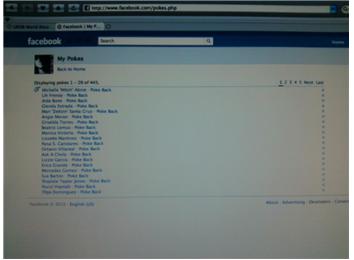 Most Facebook Pokes | World Record | Zidartha Boquilla
