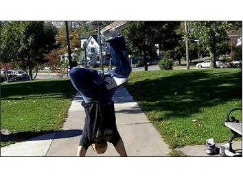 Longest Cross-Legged Handstand | World Record | Nick Quangvan