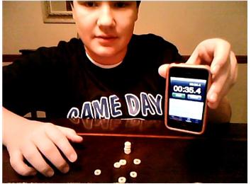 Fastest Time To Stack 10 Cheerios | World Record | Austin Holliday