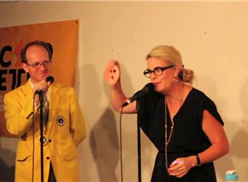 Most Bologna Slice Faces Made In One Minute | World Record | Laura Krafft