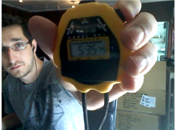 Longest Time On A Stop Watch | World Record | Simon Kirk