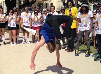 Most Consecutive Back Flips On Roller Skates | World Record | Tony Zane
