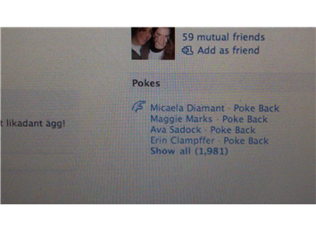 Most Facebook Pokes | World Record | Lindsay Louise