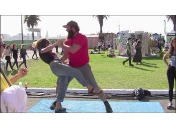 Most Ballroom Dancing Dips In One Minute | World Record | Mollie Herman