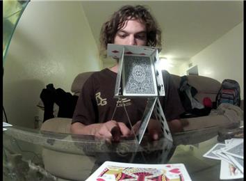 Tallest Stack Of Cards To Remain Intact After Removing Bottom Level ...