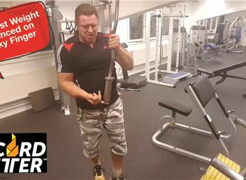 Heaviest Weight Balanced On Pinky Finger | World Record | Thommy Ohlund