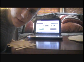 Most Popsicle Sticks Broken In 10 Seconds | World Record | Alex Cunningham