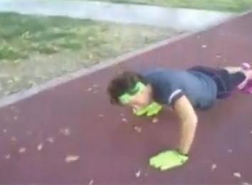 Fastest Time To Complete 100-Meter Plyometric Alligator Push-Ups ...