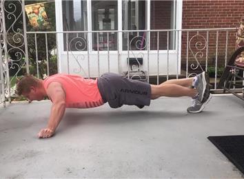 Most Consecutive Crucifix Push-Ups | World Record | Ryan Heffner