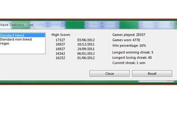 Most Games Of Solitaire Played Using Windows Vista | World Record | Lee ...