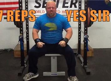 Most Reps Bench Pressing A 375-Pound Barbell (Athlete Under 235 Lbs ...