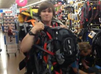 Most Backpacks Worn At Once | World Record | SomethingRecords