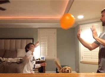 Fastest Time For Two People To Bounce A Balloon Back And Forth To Each ...