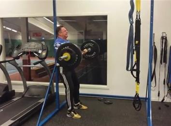 Heaviest Strict Barbell Curl (Athlete Over 50 Years Old) | World Record ...