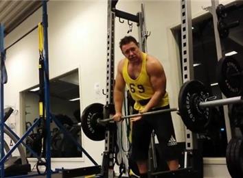 Heaviest One-Arm Olympic Barbell Curl (Athlete Over 50 Years Old ...