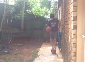 Longest Time Standing On A Basketball While Dribbling A Basketball ...