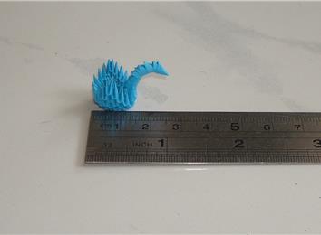 Smallest 3D Origami Swan | World Record | Rika Komariah
