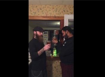 Fastest Two-Person Beer Chug Relay | World Record | Josh Leuci