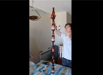 Tallest Beer Bottle Tower | World Record | VTKlustrum