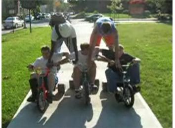Longest Five Person Tandem Big Wheel Ride | World Record | Rich Dwyer