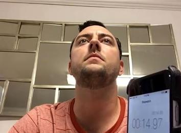 Longest Time To Keep Eyes Open Without Blinking | World Record ...