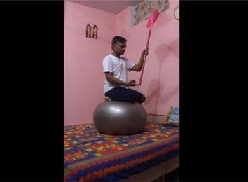 Longest Time Balancing A Broom On One Finger While Balancing On An ...