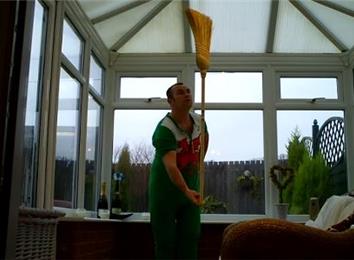 Longest Time Balancing A Broom On One Finger | World Record | Mark Evans