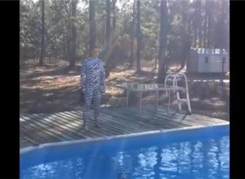 Coldest Swimming Pool To Perform A Burpee Exercise Into | World Record ...