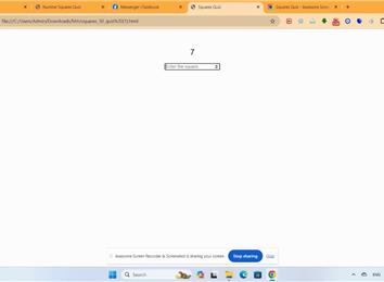 Fastest Time To Type The First 25 Square Numbers | World Record | amit katz