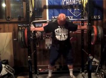 Heaviest Raw Squat Using A Cambered Squat Bar | World Record | Clint Poore