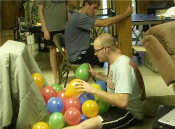 Most Balloons Popped With Butt In 30 Seconds | World Record | Zach Neal