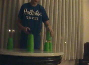 Fastest One-Handed 3-6-3 Speed Stack | World Record | J SWIZZLE