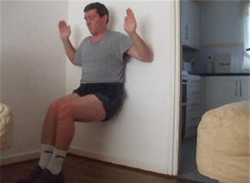 Longest Wall Sit While Holding Elbows At Chest Level | World Record ...