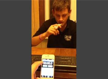 Fastest Time To Consume A Tablespoon Of Instant Coffee Grains | World ...