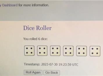 Most Dice With Four Pips On Six Virtually-Rolled Dice | World Record ...