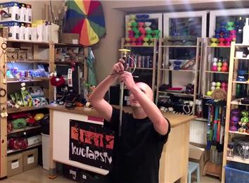 Longest Time Spinning A Fidget Spinner On A Swallowed Sword | World ...