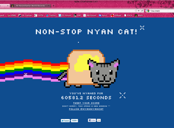 Longest Non-Stop Nyan Cat | World Record | Jennifer Wark