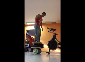 Most Squats Performed While Balancing On Two Balance Boards | World ...