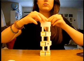 Fastest Time To Build A Domino Tower | World Record | Alexandra Fitzgibbons