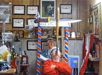 Longest Time Balancing A Sword On A Baseball Bat | World Record | Doug ...